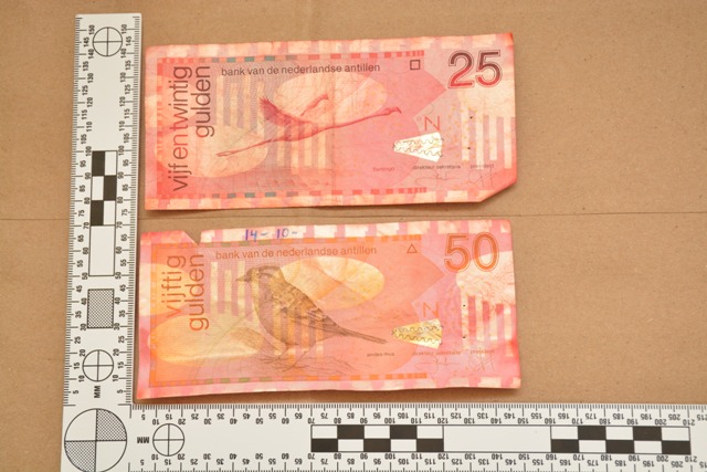 CIRCULATION OF STAINED BANK NOTES