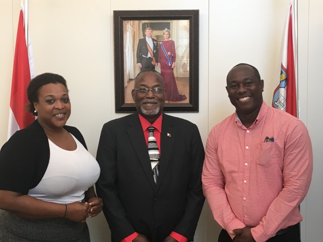 Minister of justice Rafael Boasman meets with Safe Haven Director ...
